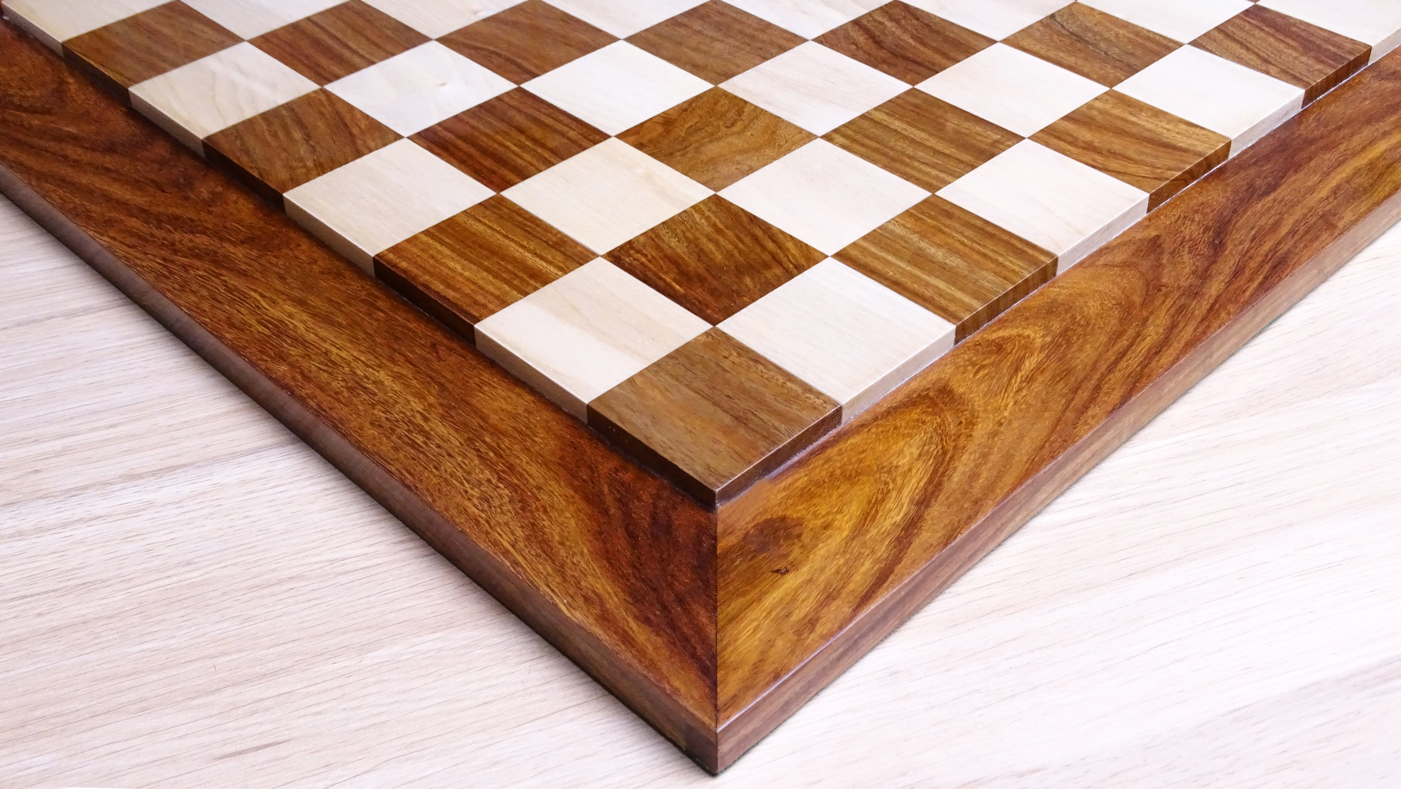Sheesham Chess Board - Indian Chess Company